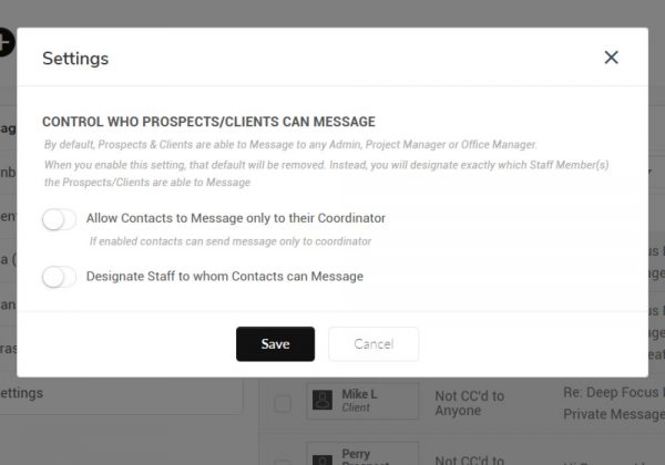 Integrated Secure Messaging :: SuiteDash :: White Label Client Portal Software, CRM, File ...