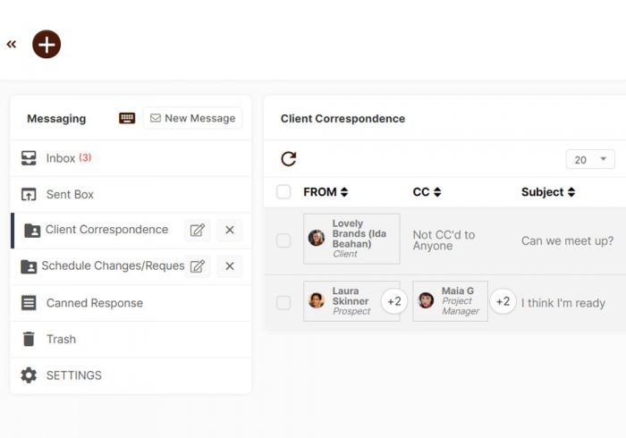 Integrated Secure Messaging :: SuiteDash :: White Label Client Portal Software, CRM, File ...