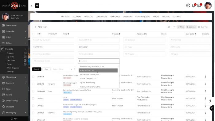 Project Management & Invoicing Software :: SuiteDash :: White Label ...